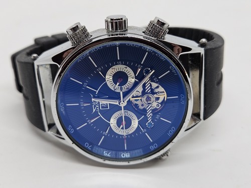JARAGAR TM448 Cobalt Blue Chronograph 'Tourbillion Design' Automatic ...