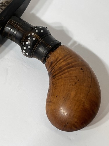 Antique Moro Punyal / Punal Gunong double edged Dagger 10” Blade | eBay