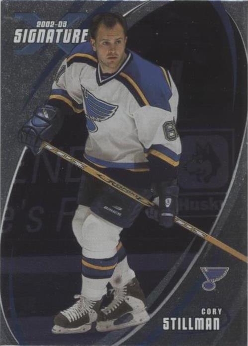 2002-03 In the Game Be A Player Signature Series - Cory Stillman #117 ...
