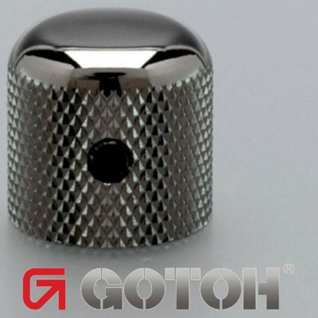 2 GOTOH Vk1-18 Dome Knobs 6mm Hole Metal - Cosmo Black for sale online | eBay