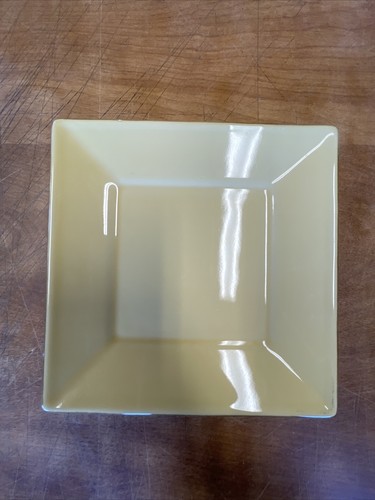 Pottery Barn Japan ASIAN SQUARE Yellow Salad Plate 8" 1 ea 2 available ...