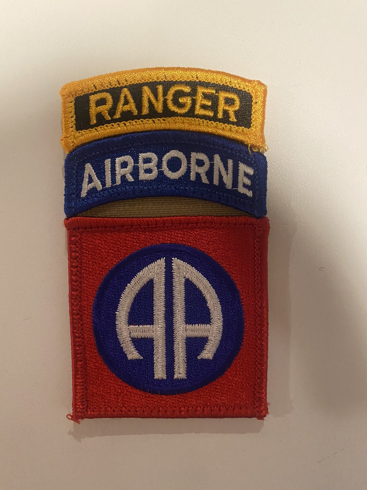 82nd Airborne Patch / Airborne Tab And Ranger Tab Sewing Together ...