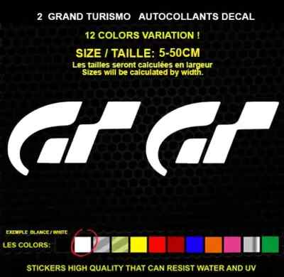 2 GRAND TURISMO sticker Genuine decal sticker WATERPROOF STICKERS | eBay