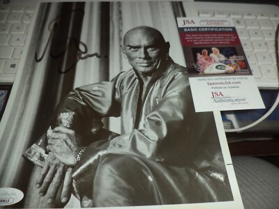The King and I + West World Yul Brenner signed 8x10 BXW Photo + JSA COA ...