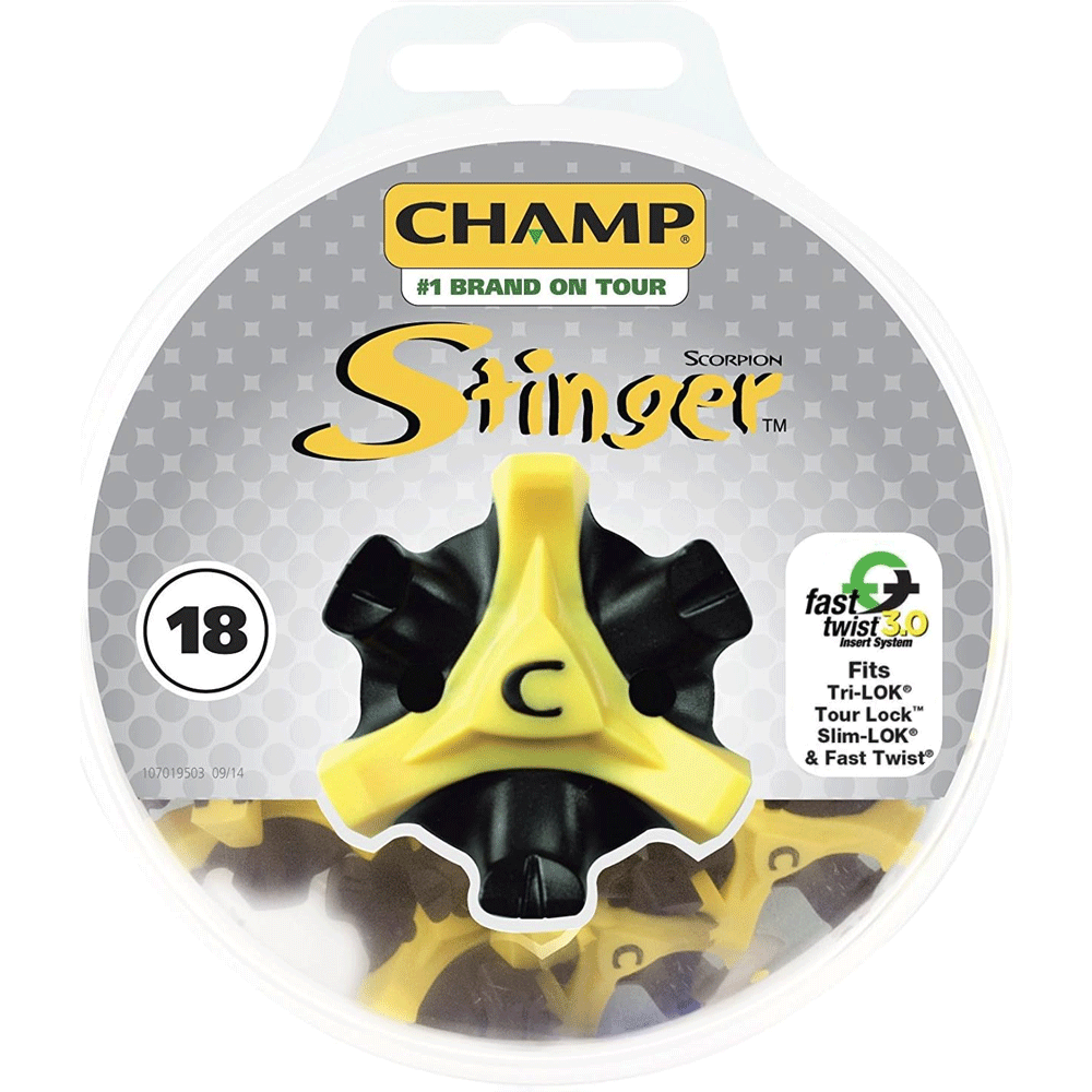 CHAMP STINGER GOLF SOFT SPIKES / FOOTJOY Fast Twist® FITTING / 18 SPIKE ...