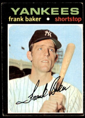 1971 Topps Frank Baker Rookie . New York Yankees #213 | eBay