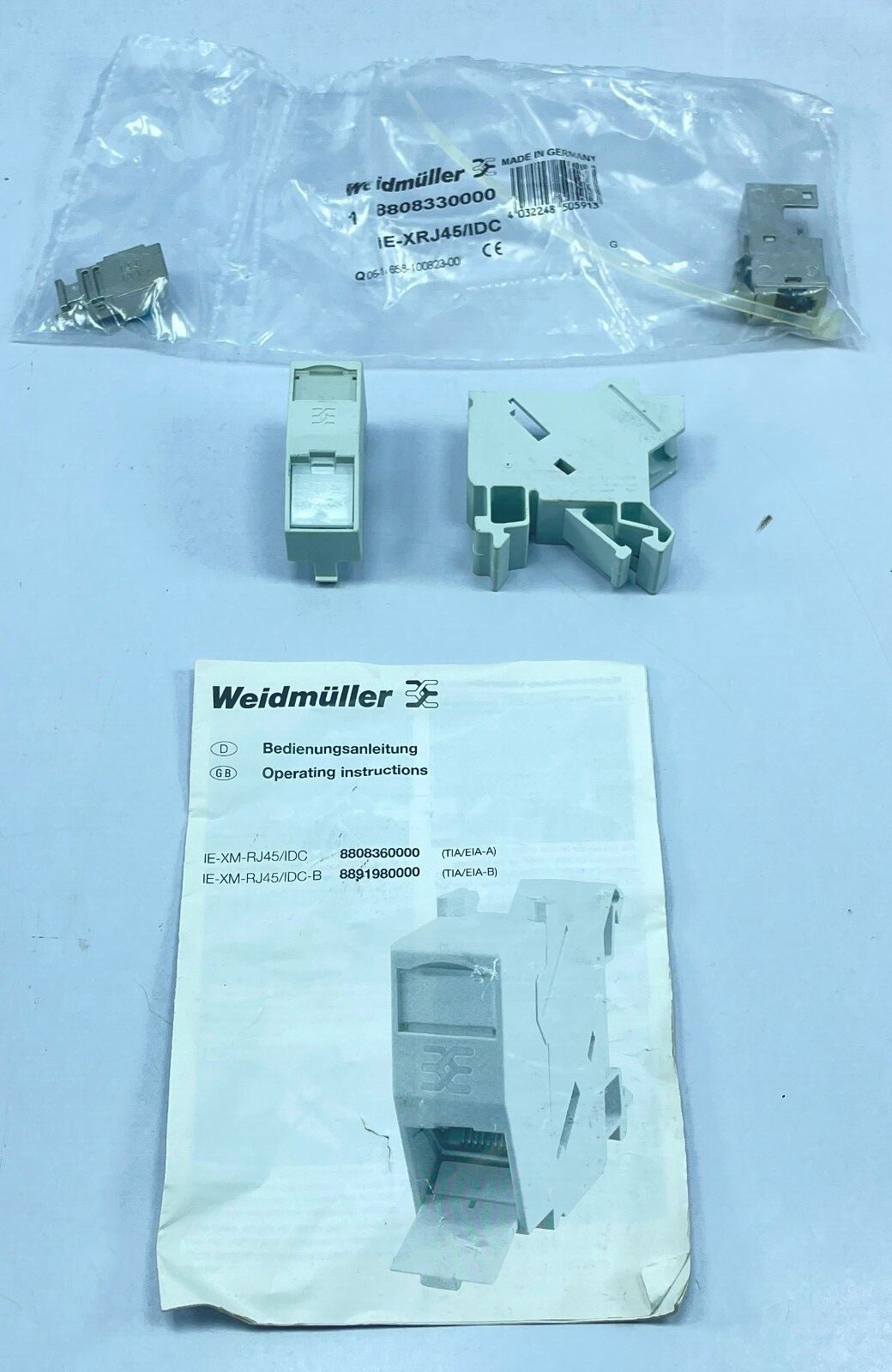 Weidmuller 8808360000 IE-XM-RJ45/IDC Connector Interface Module | eBay