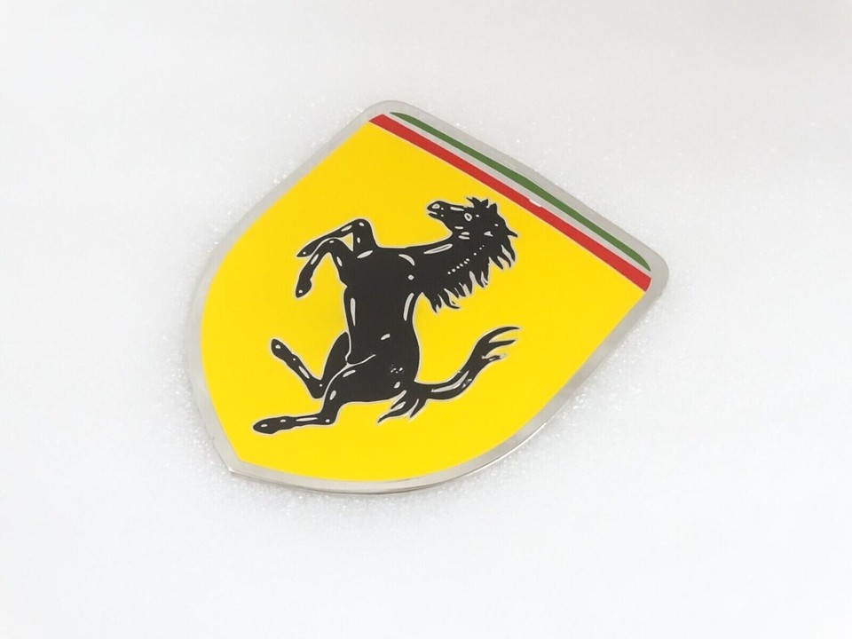 REPLICA REPRODUCTION BADGE EMBLEM FITS TO VINTAGE FERRARI CAR #V272-7 ...
