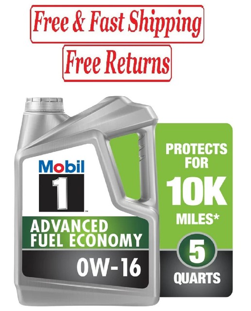 Mobil 1 Synthetic Oil 0w16 Case 3x5 Quart Jug for sale online | eBay