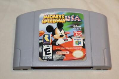 Mickey's Speedway USA (Nintendo 64, 2000) N64 Authentic TESTED ...