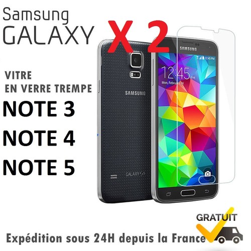 2 X Tempered Glass Film Screen Protector for Samsung Note 3 Note 4 Note 5 | eBay