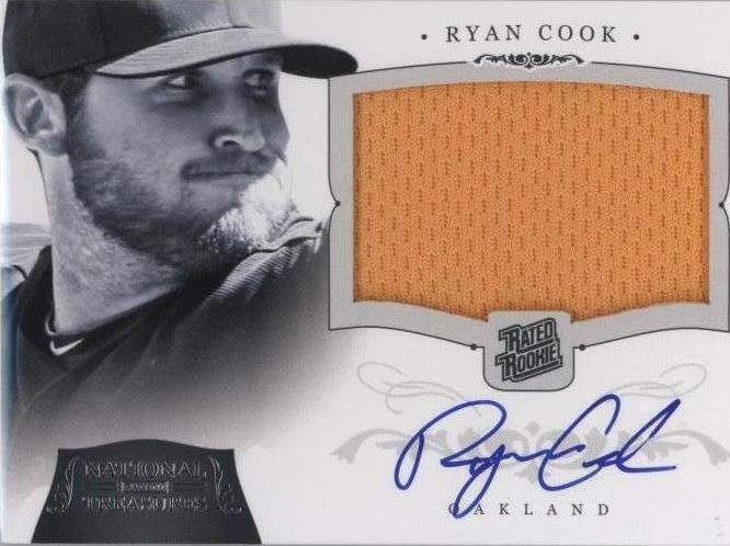 2012 Panini National Treasures - Ryan Cook #204 /99 (AU, MEM, RC) for ...