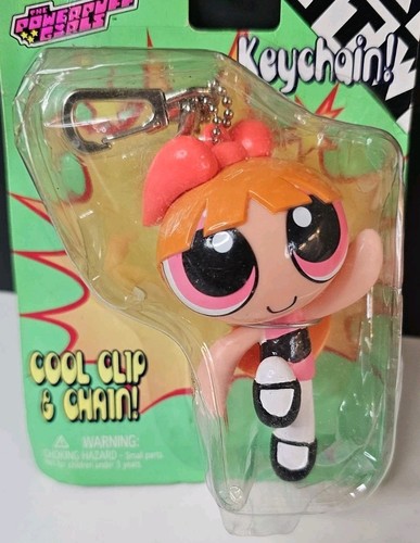 Powerpuff Girls Blossom Keychain Cool Clip & Chain NEW NIP KB Toys Tag ...