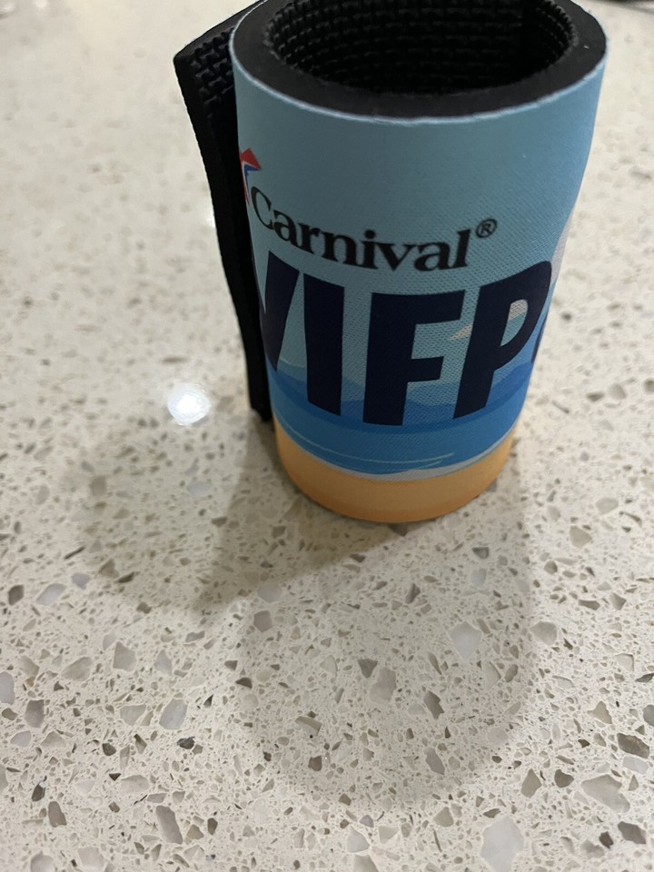 Carnival Cruise Line VIFP Club Slap Koozie For Can / Bottle - New | eBay