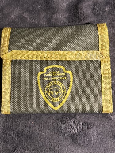 Vintage Yellowstone, Junior Park Ranger Ripa Wallet Green, And Gold ...