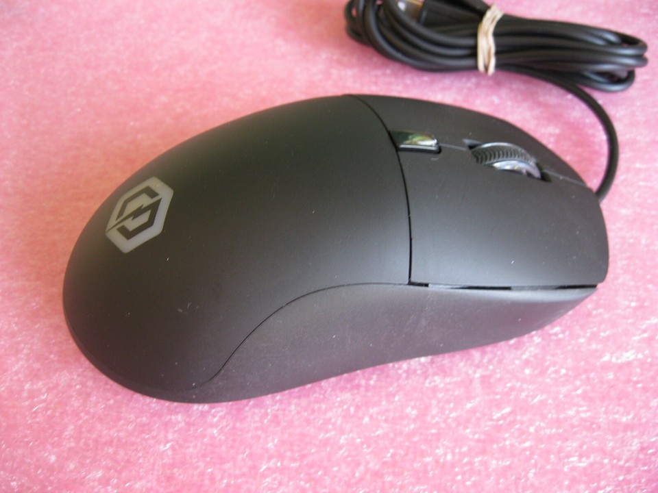 Cyber Power PC Gaming USB Corded Mouse Black Cyberpowerpc MO-131-302 ...