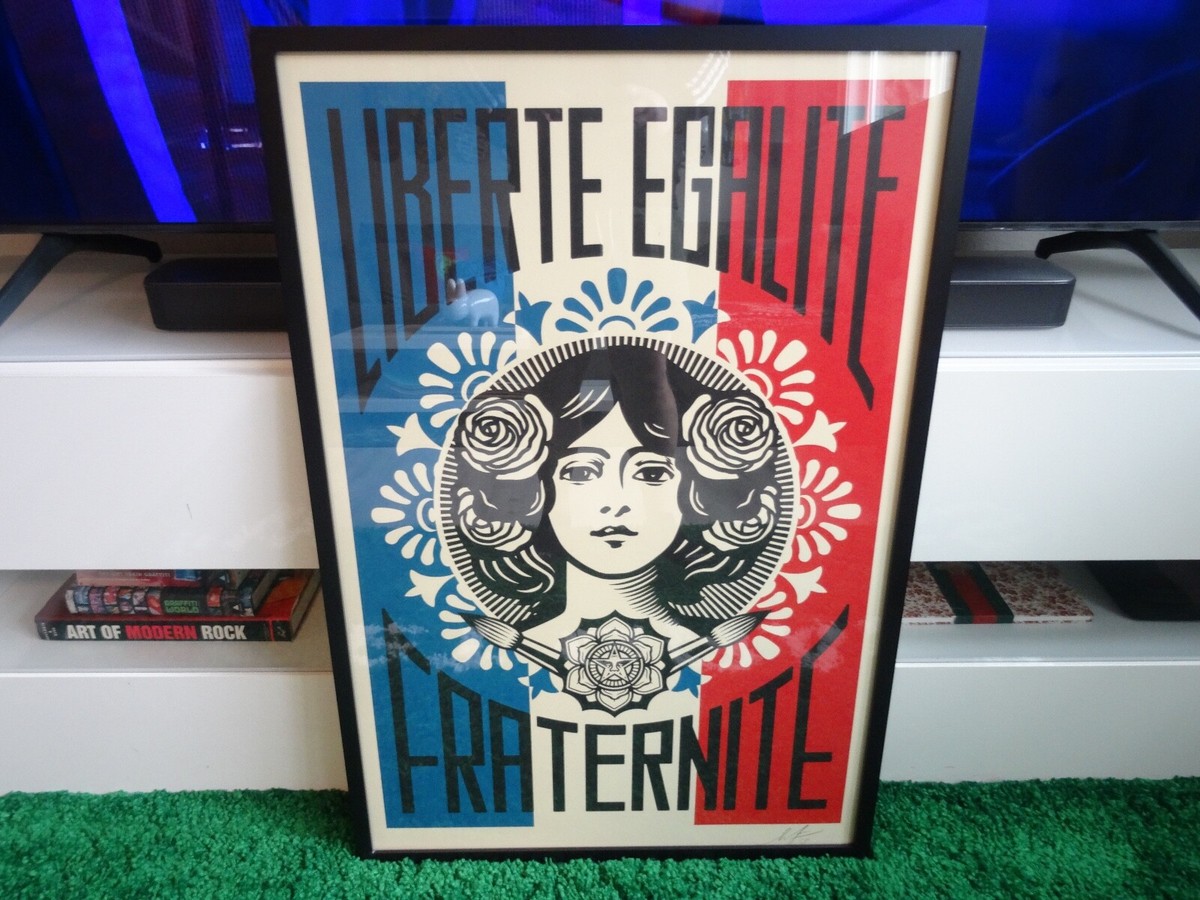 Liberte Egalite Fraternite Poster