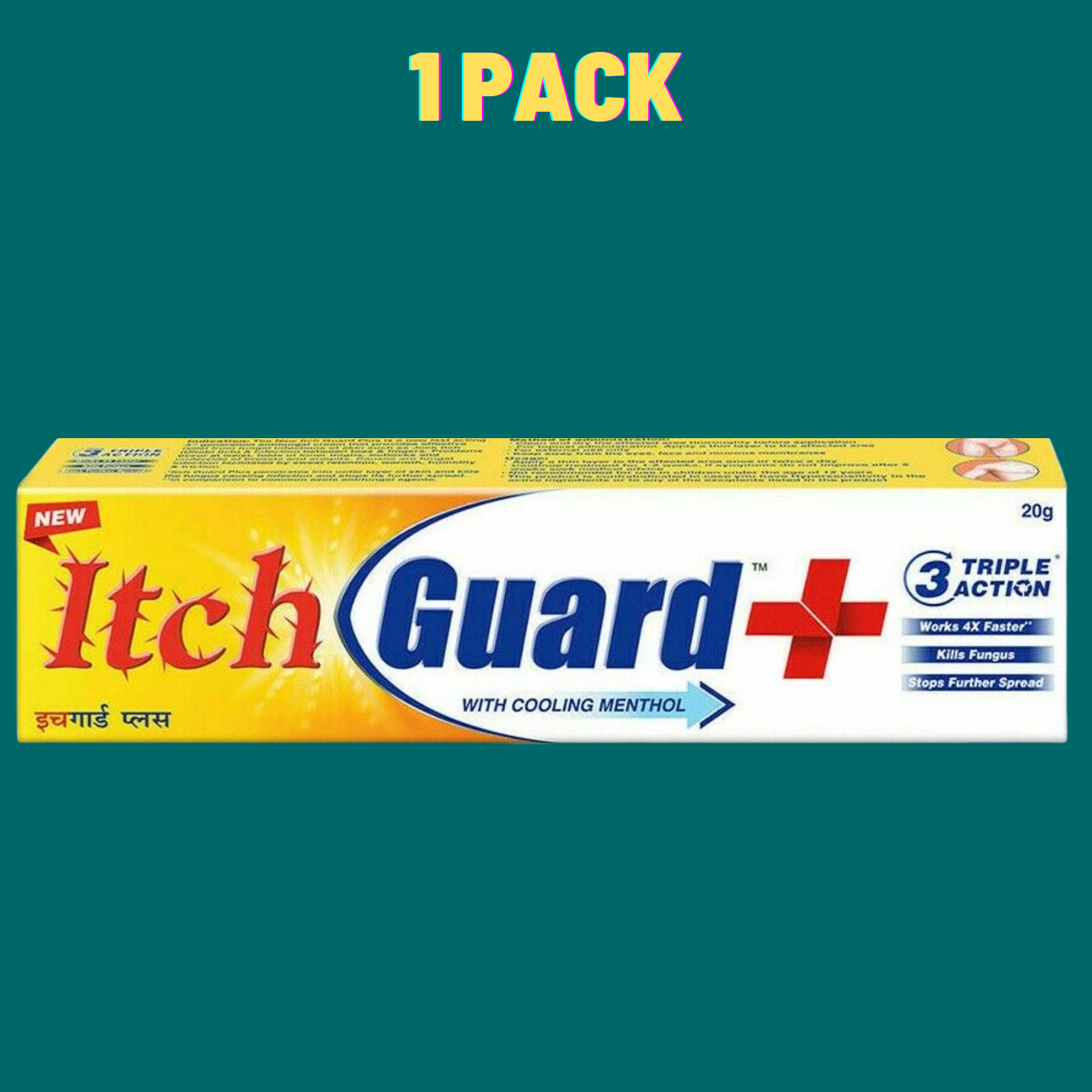 Itch Guard Plus skin Cream Jock Dhobi Itch Fungus Anti Fungal Anti ...