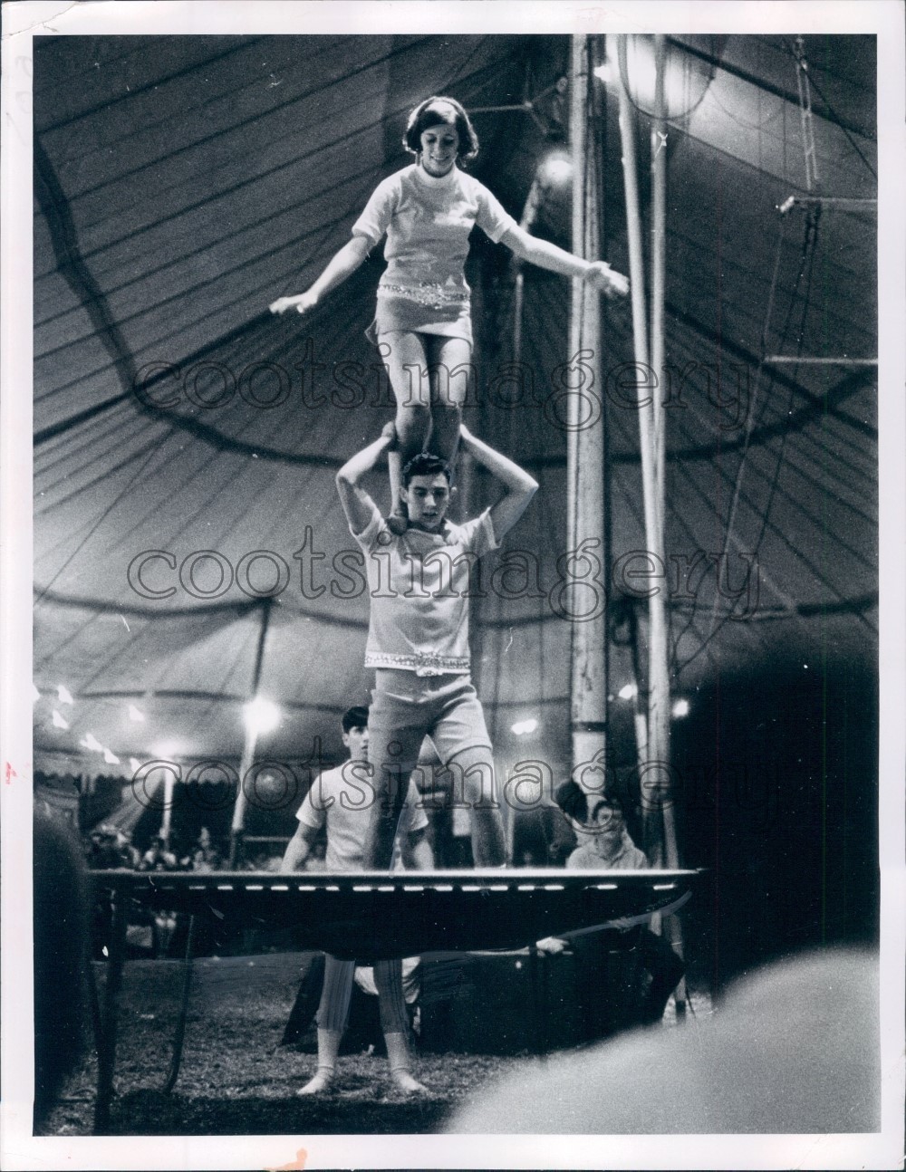 1967 Children of Circus Workers at Circus School Peru Indiana Press ...