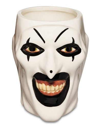 New Officially Licensed Terrifier Art the Clown Face 20 Ounce Ceramic ...