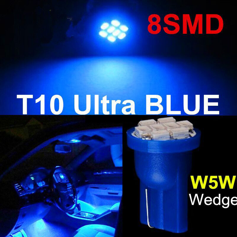 Gauge Cluster LED Dashboard Bulbs Kit Blue Lamps For Chevy 82-89 Camaro ...