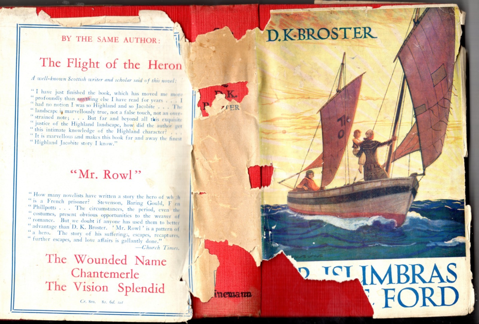 Sir Isumbras at the Ford by DK Broster, with dustjacket | eBay