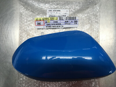 OEM TOYOTA COROLLA HATCHBACK OUTER MIRROR COVER PASSENGER SIDE BLUE ...