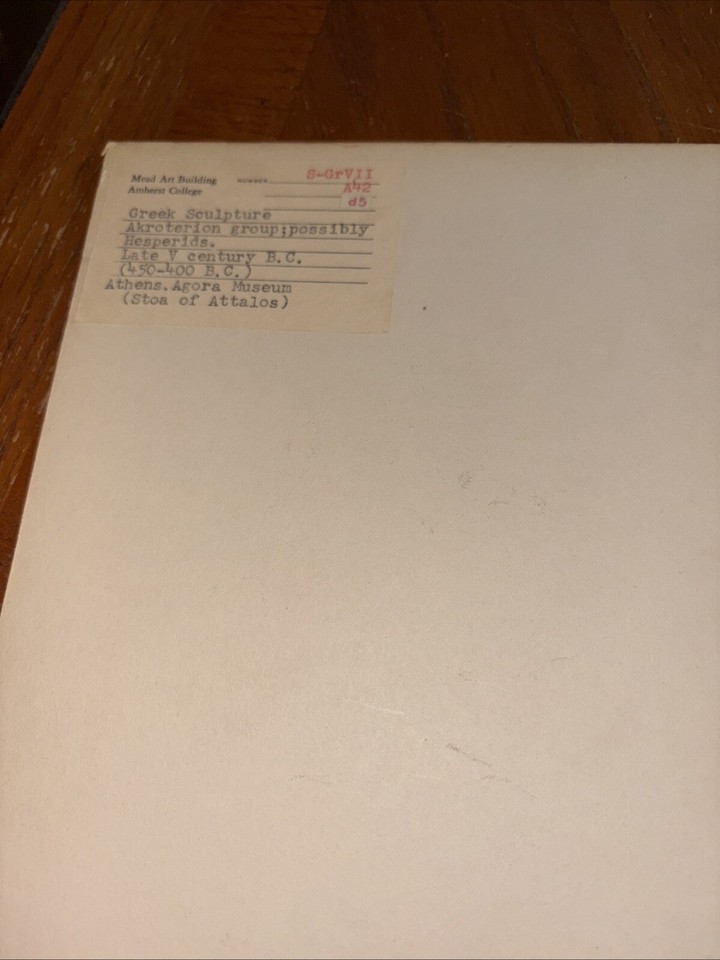 Vintage Akroterion Group Possibly Hesperids Mounted Greek Sculpture ...