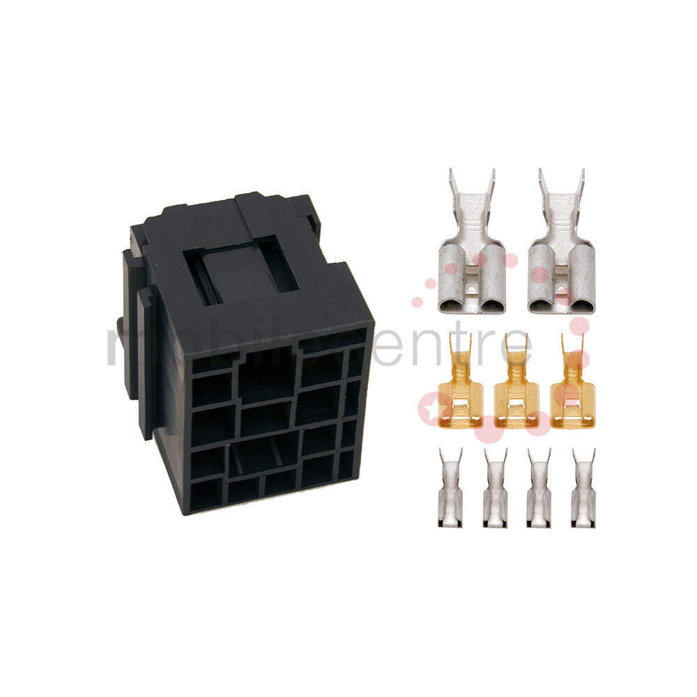 MAXI 4 pin Relay interlocking bulkhead socket with mounting bracket ...