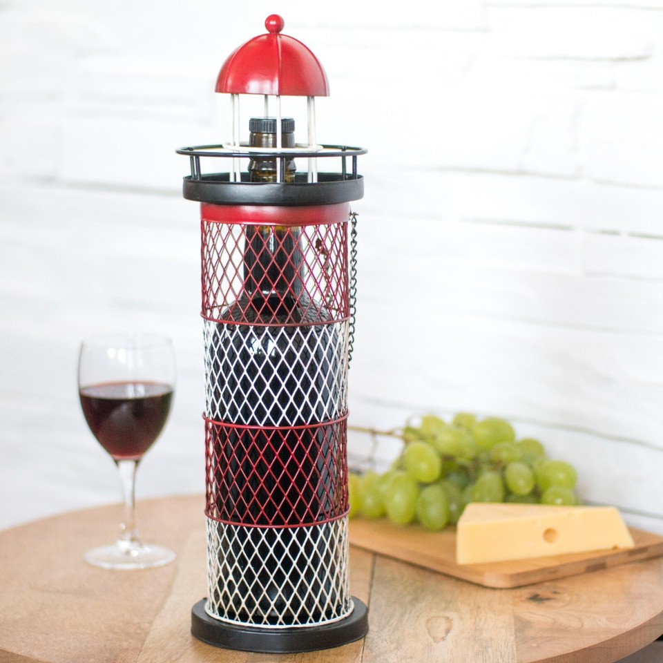 Made Easy Kit Wine Bottle Display Holder Rack - Premium Metal Tabletop ...