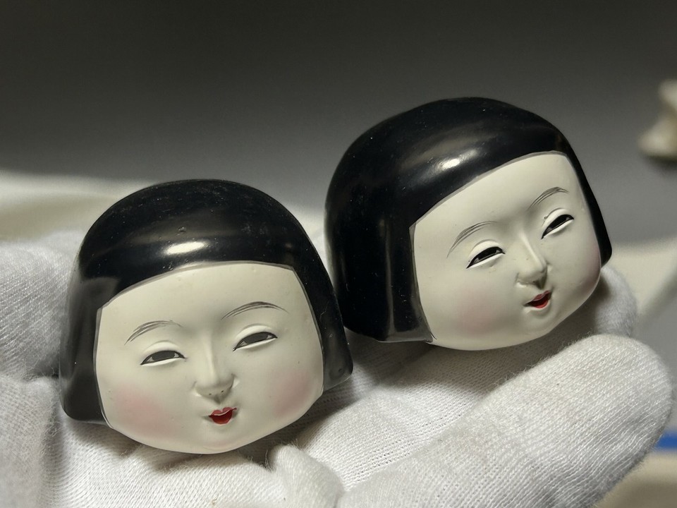 Japanese Doll Lot #424 Gosho Kimekomi Ichimatsu Buddhist Monk Boy Girl ...