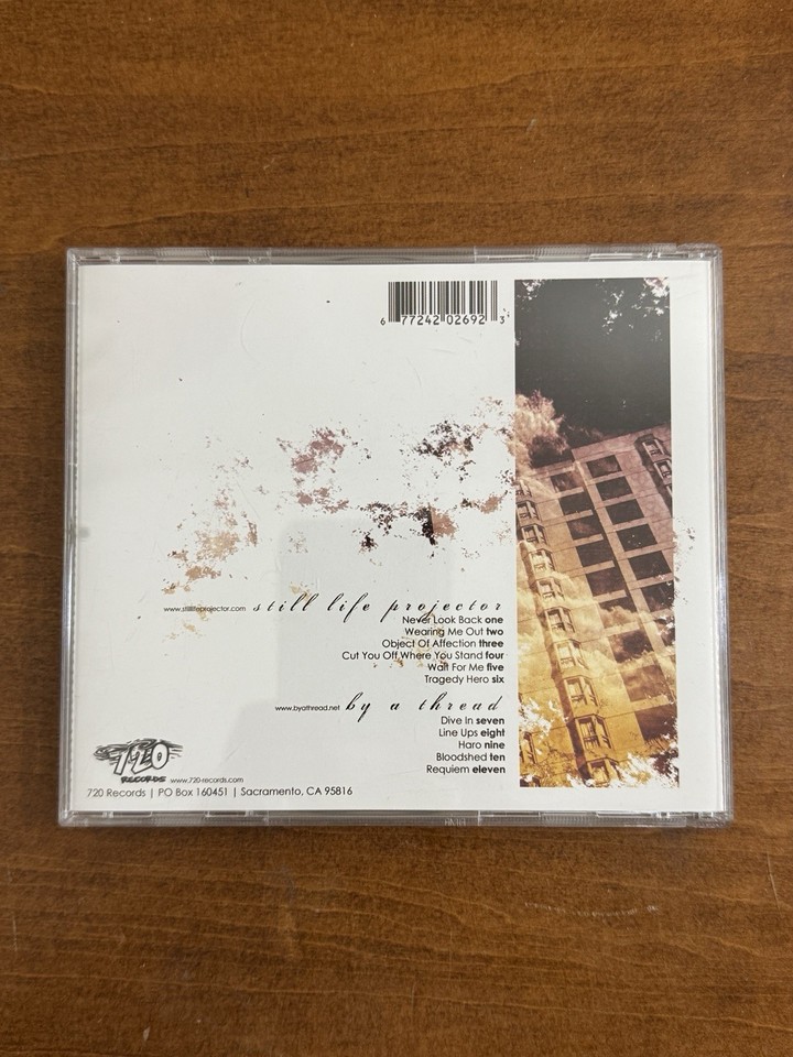 Still Life Projector / By A Thread - Split Album 2003 Post Hardcore CD ...