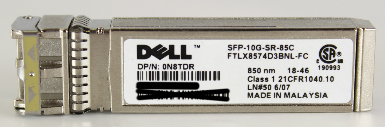 Dell SFP-10G-SR-85C FTLX8574D3BNL-FC N8TDR 850nm SFP Transceiver Module ...