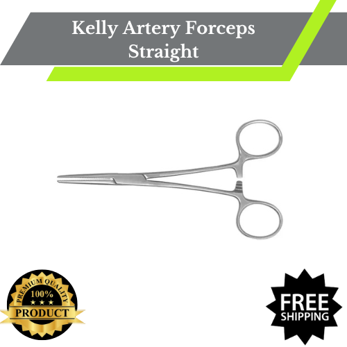Kelly Artery Forceps Straight Surgical Instrument | eBay
