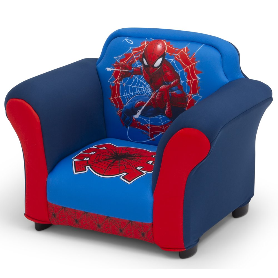 Spider-Man Chair Upholstered Kids Marvel Club Sofa Armchair Furniture ...