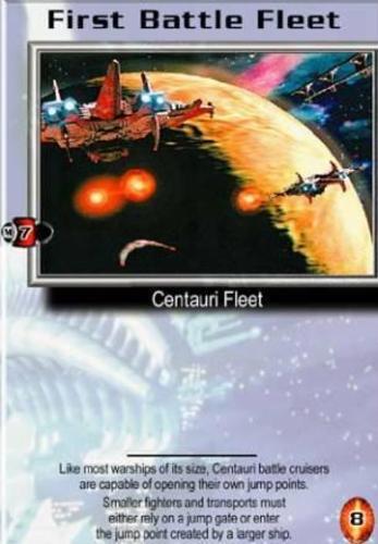 Babylon 5: First Battle Fleet (Centauri) [Ungraded] from set B5 ...