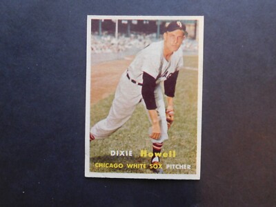 DIXIE HOWELL CHICAGO WHITE SOX 1957 TOPPS CARD #221 | eBay