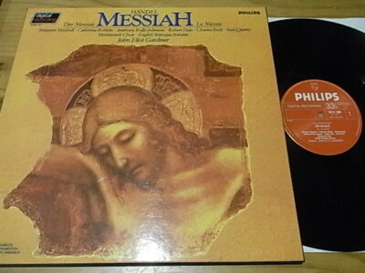 Handel Messiah Eliot Gardiner Philips Holland Digital boxset 3LPs | eBay