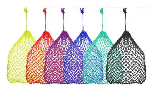 Slow Feed Polyester Rope Hay Net 2.5" Holes Horse Sheep Goats Ponies ...