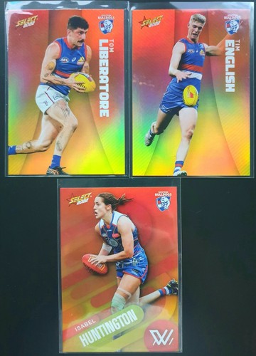 2022 AFL Footy Stars Sunset Parallel LOT Liberatore English Huntington ...