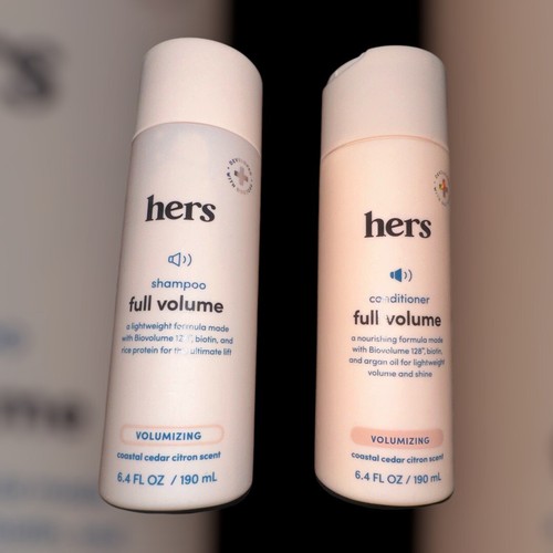 Hers Full Volume Shampoo and Conditioner - Volumizing Shampoo and ...