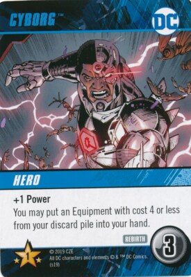 CYBORG DC Comics Deck Building Game REBIRTH | eBay