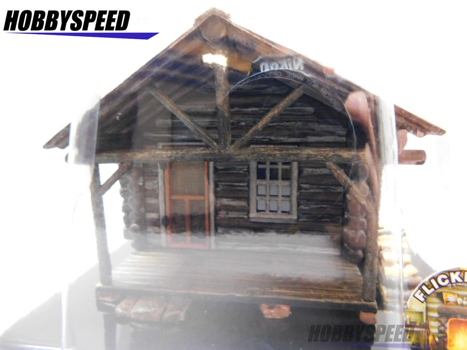 WOODLAND SCENICS BR5875 COZY CABIN BUILT & READY O GAUGE building ...