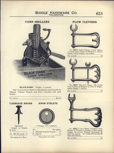 1910 PAPER AD Black Hawk Corn Sheller Model 1903 | eBay