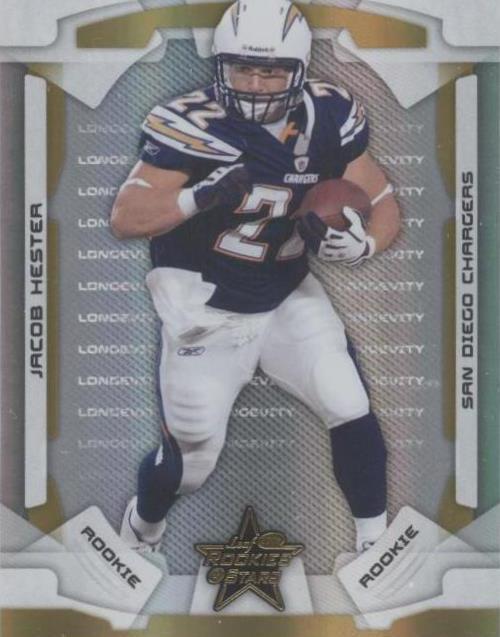 2008 Leaf Rookies & Stars - Rookie Jacob Hester #140 Longevity Parallel ...
