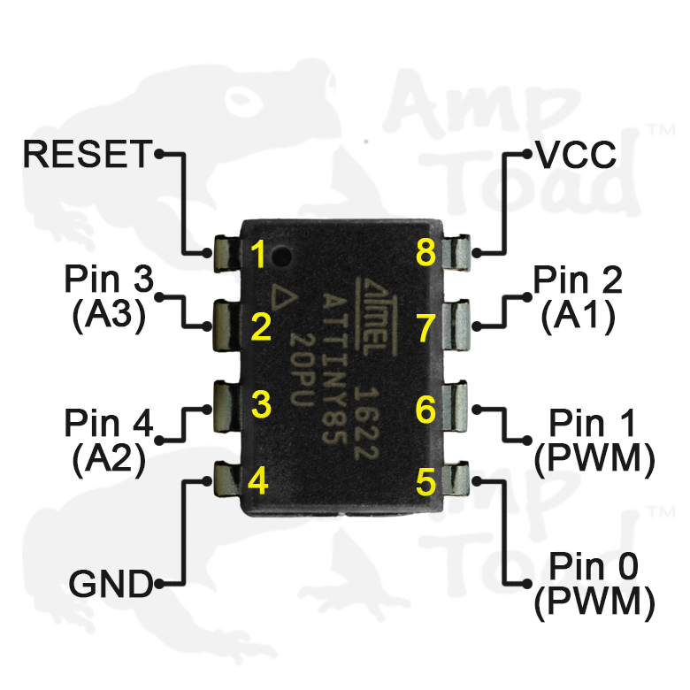 Atmel ATTiny85 with or without 8 Pin DIP Socket | eBay