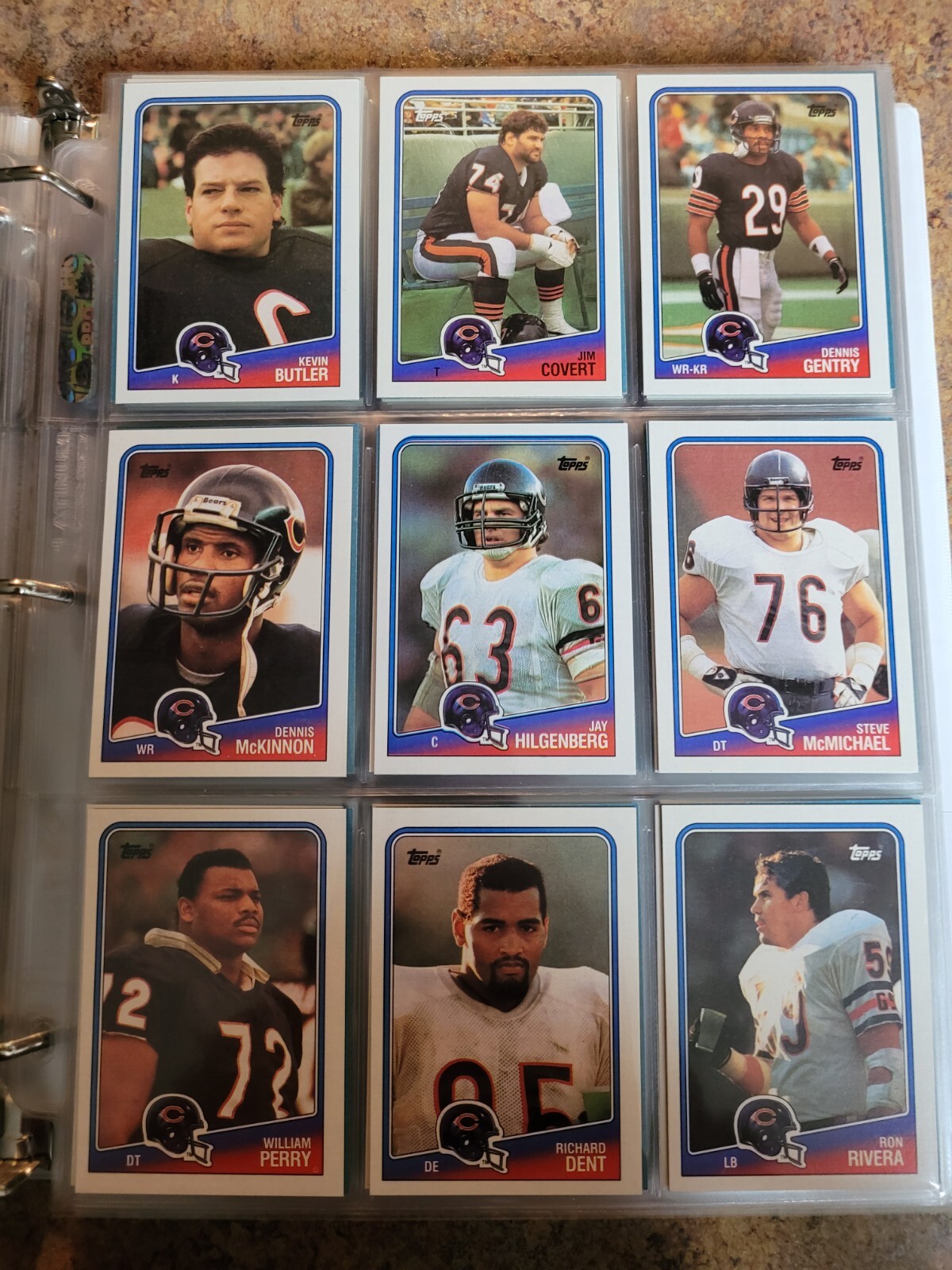 1988 Topps Football Cards Complete Set In Sheets With Binder, NM-MINT ...