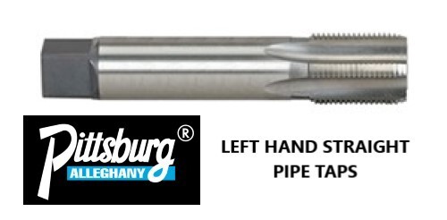 1/2-14 HSS LH STRAIGHT PIPE TAPS NPSF -PITTSBURG ITEM NO. 2315018 | eBay