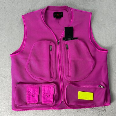Nike Air Jordan Mens 23 Engineered Spacer Mesh Vest Fuchsia CN4584-623 ...