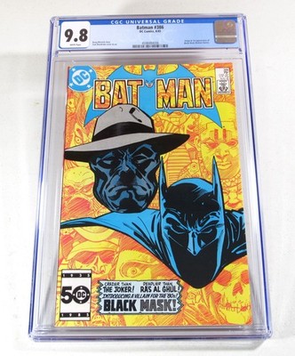 BATMAN #386 ~~ CGC 9.8! ~~ 1st appearance of Black Mask! ~~ from 1985 ...